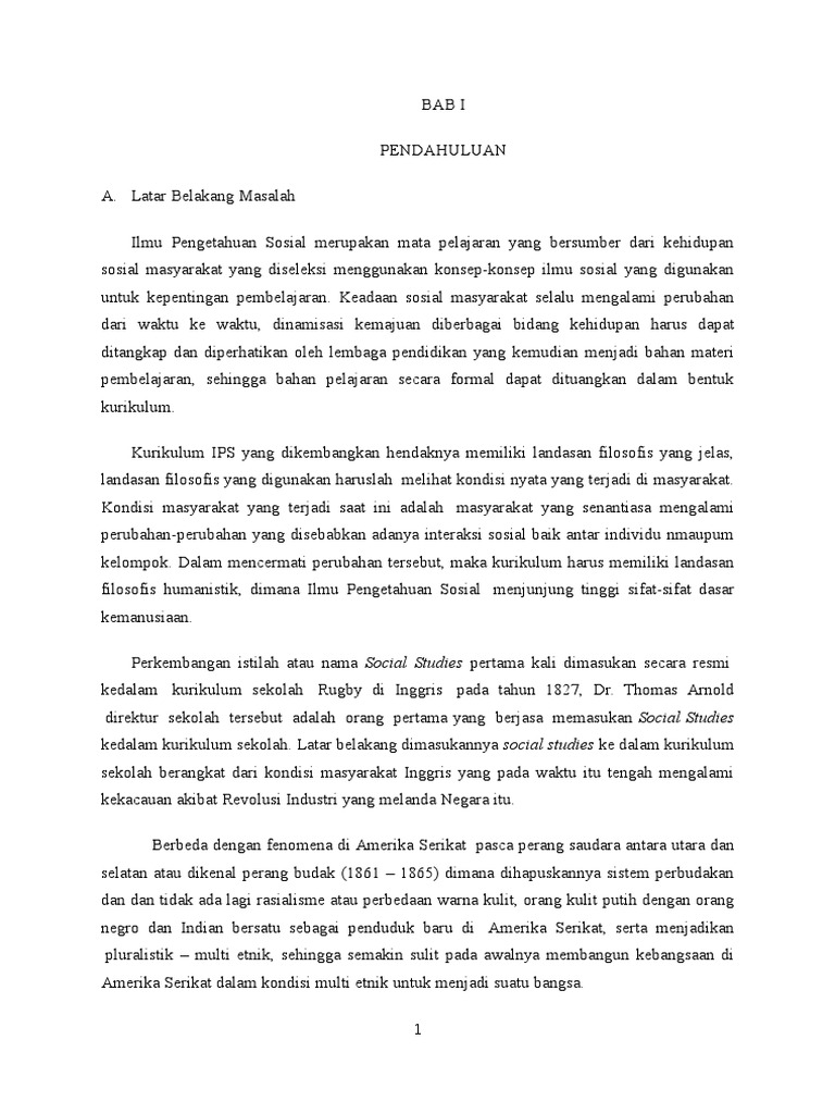 Social Studies Strands | PDF