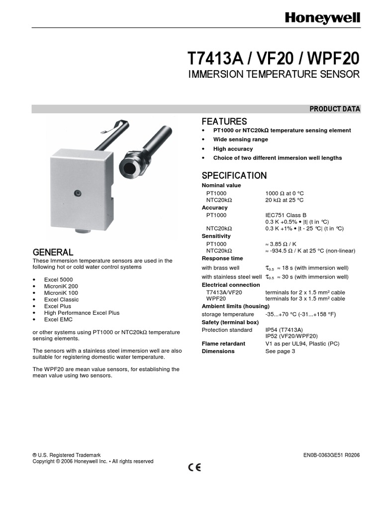 Honeywell VF20 PDF | PDF | Electrical Wiring | Components