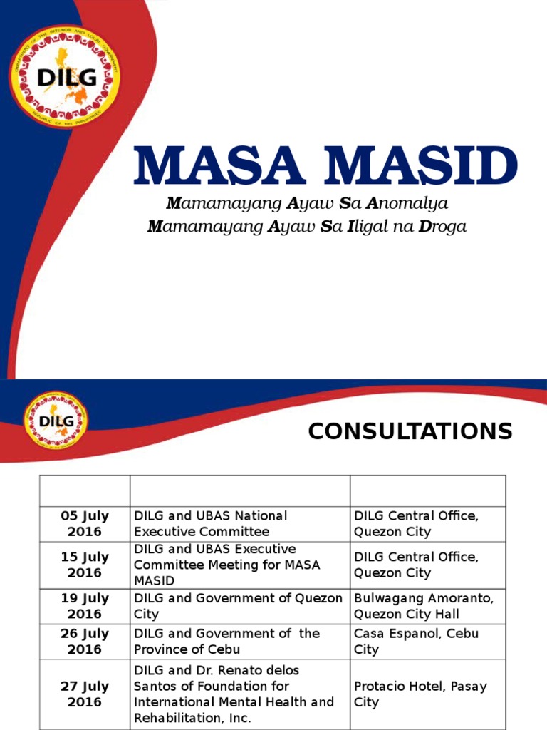 DILG Masa Masid | PDF | Non Governmental Organization | Public Sphere