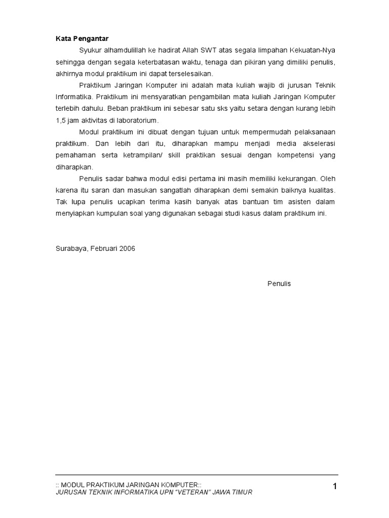 Modul Jarkom (Lengkap) | PDF