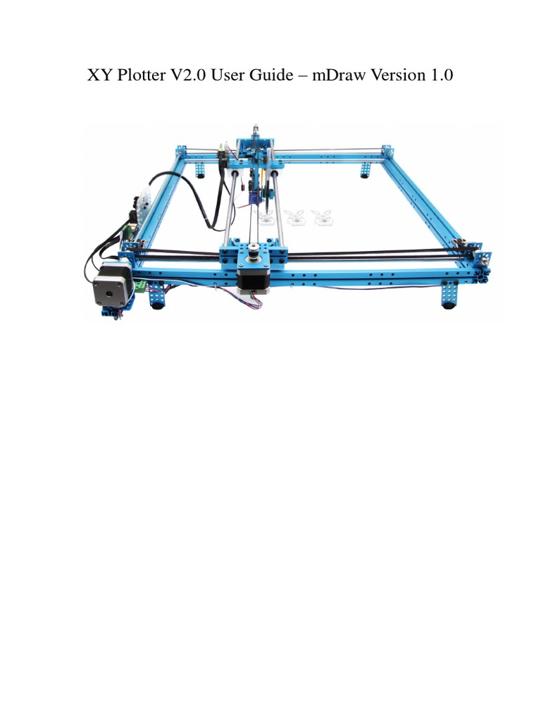 Xy Plotter v2.0 User Guide Mdraw Version 1.0 PDF | PDF | Computing | Manufactured Goods