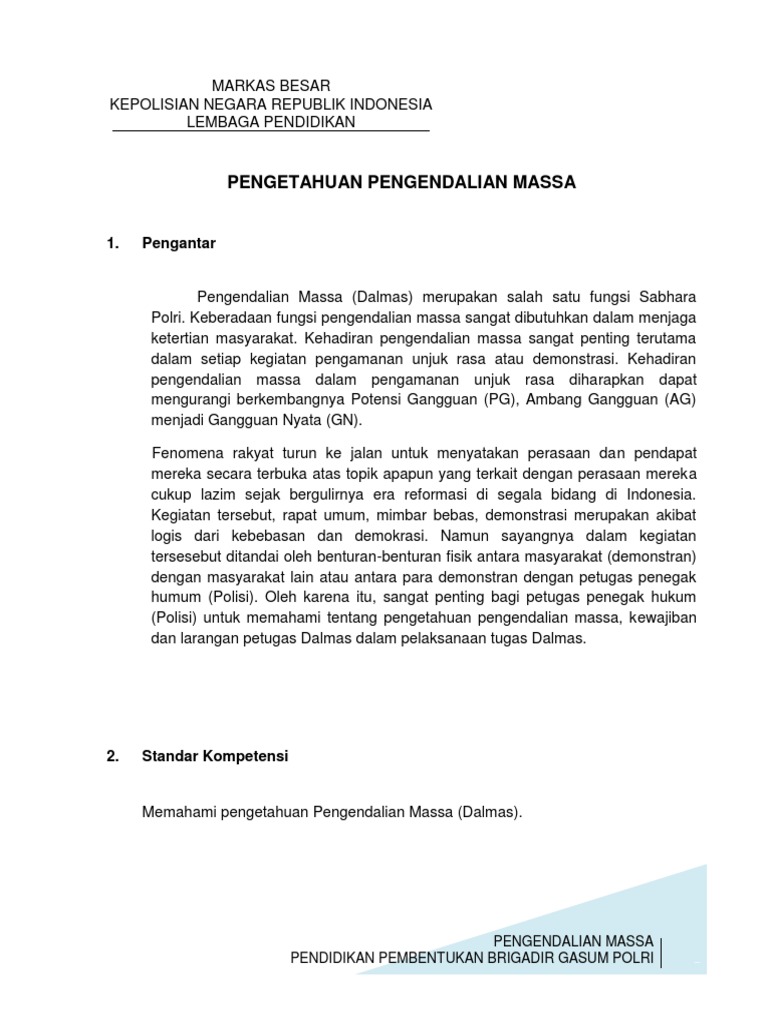 Dalmas (Pengetahuan) | PDF