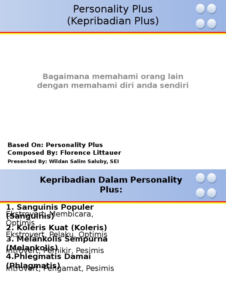 Personality Plus | PDF