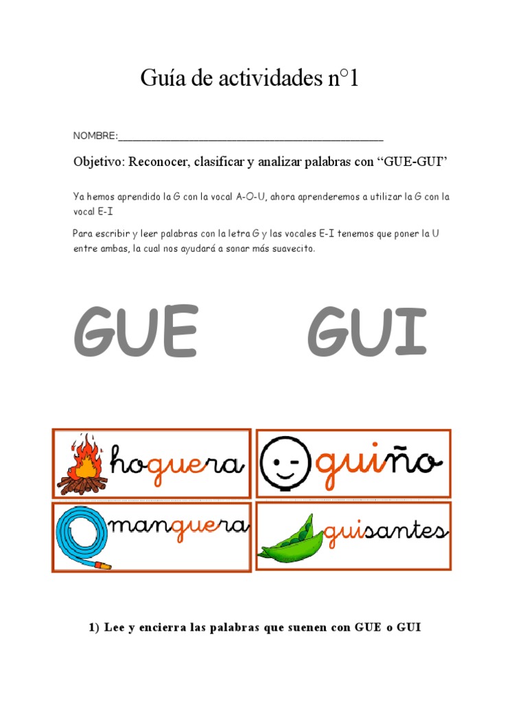Guía de Uso Gue - Gui Lenguaje y Comunicación Segundo Básico | PDF