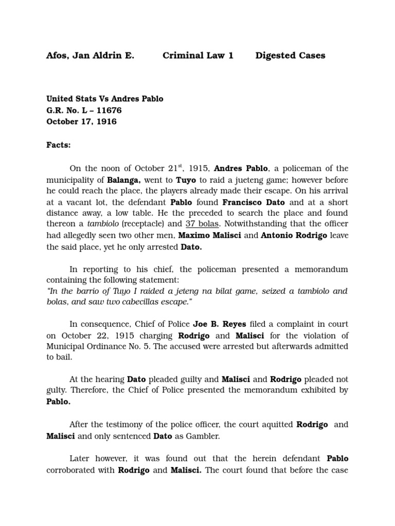 Criminal Law Assigned Cases | Perjury | Legal Procedure