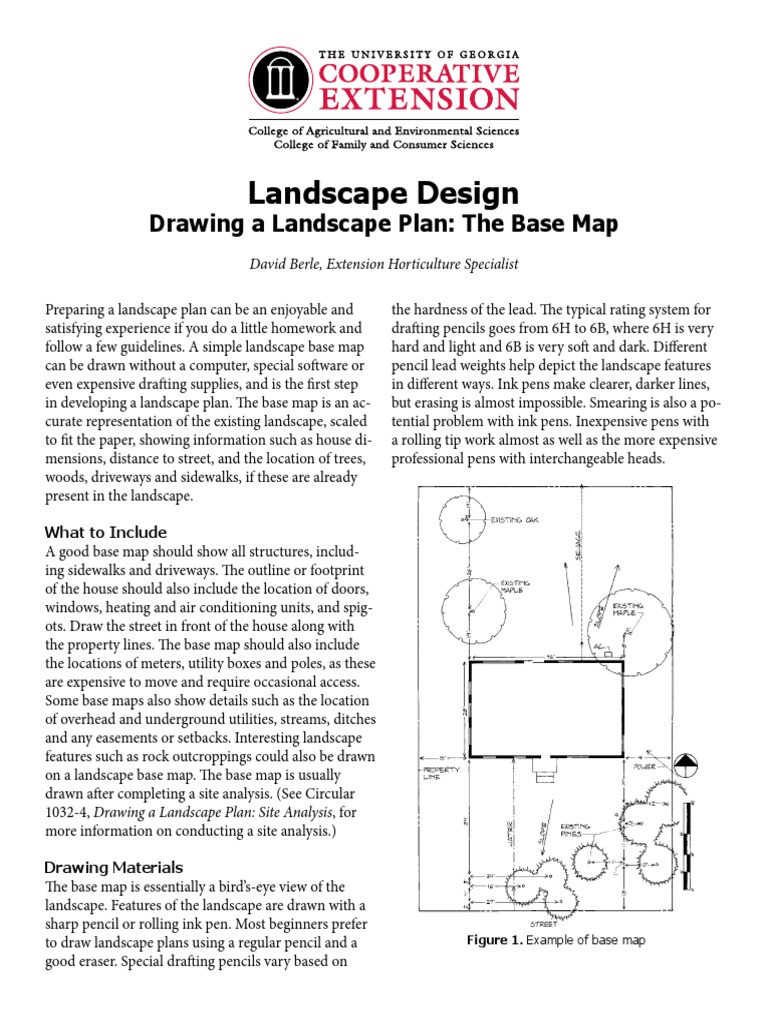 Create Accurate Landscape Base Map | PDF | Map | Technical Drawing