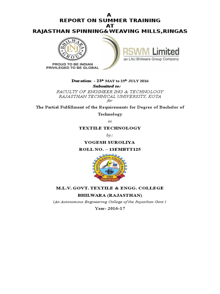 Front Page Report | PDF