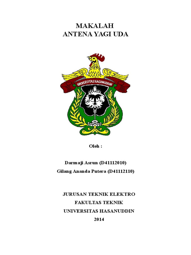 Antena Yagi Uda: Fungsi dan Aplikasi | PDF