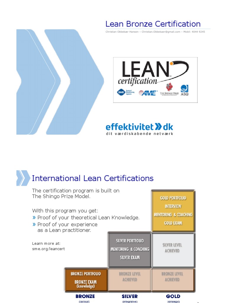 Lean Bronze Overview | PDF