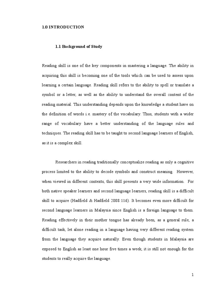 Final Action Research Report | PDF | Reading Comprehension | Reading (Process)