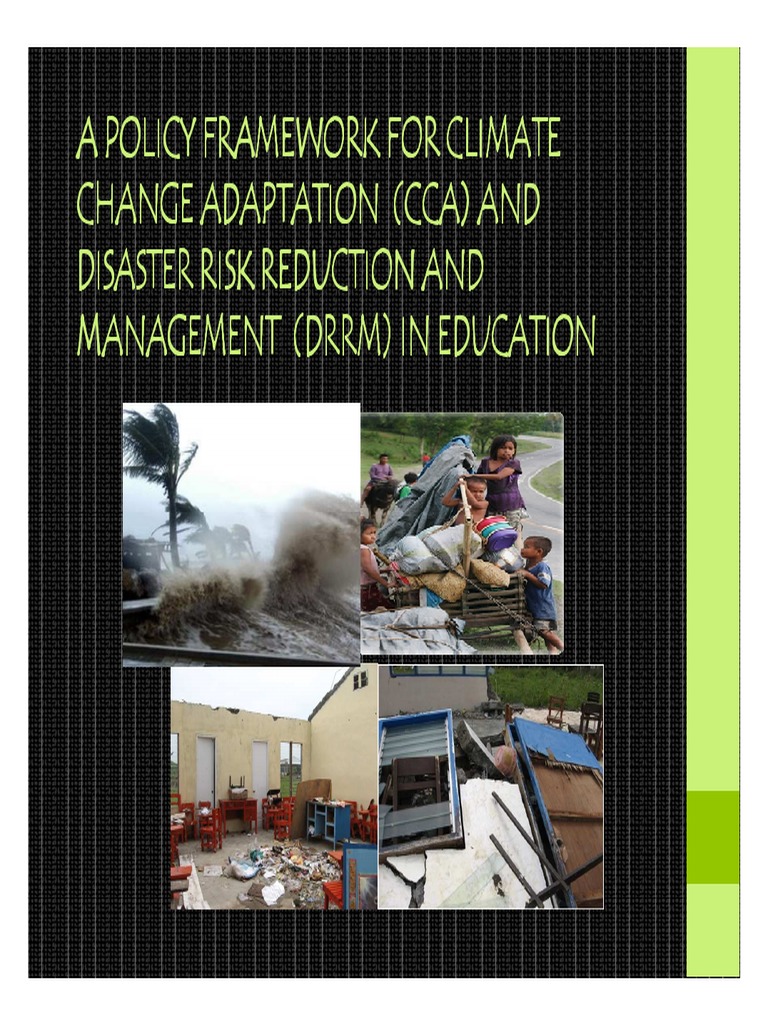 DRRM Policy Framework For CCA and DRRM in Education | PDF | Day Care ...