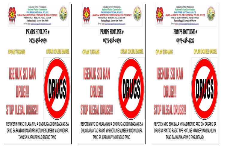 Anti-Illegal Drugs Leaflets | PDF