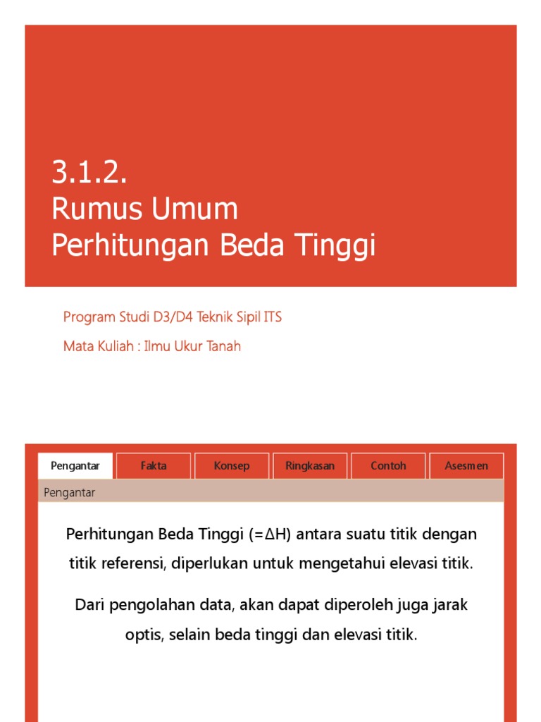 3.1.2 - Rumus Umum Perhitungan PDF | PDF