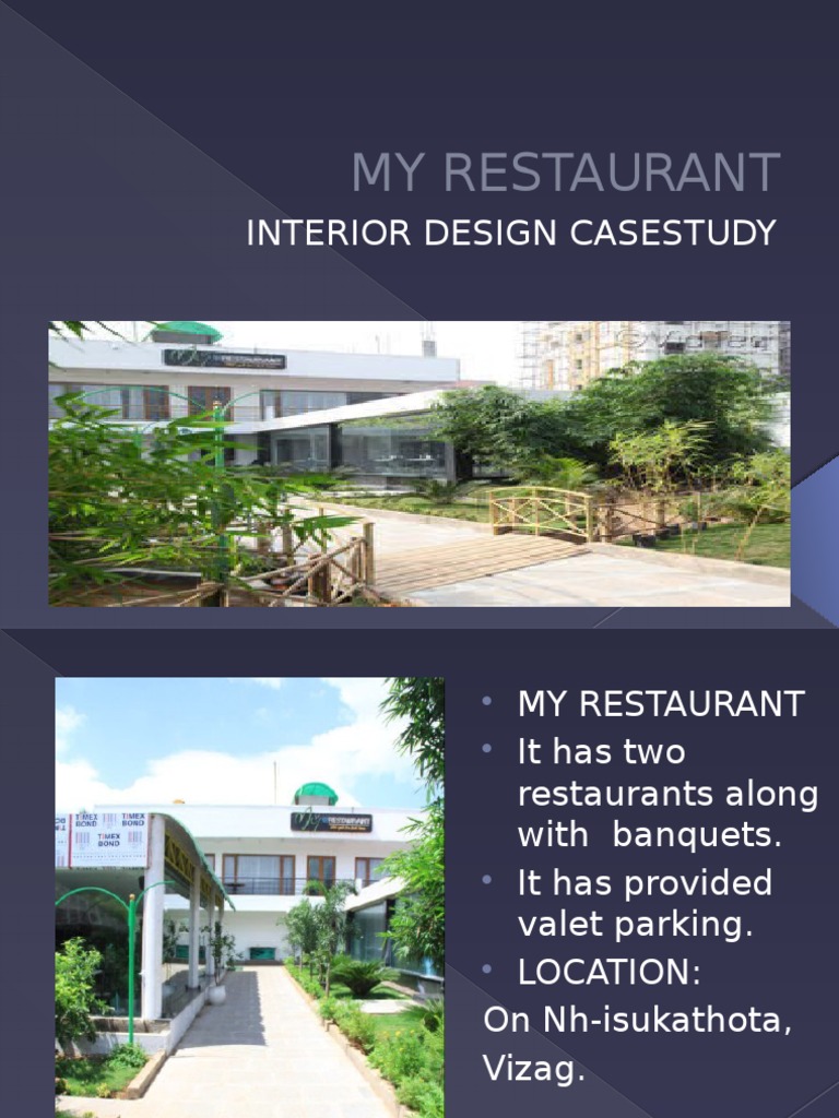 Casestudy of Restaurant | PDF | Chair | Interior Design