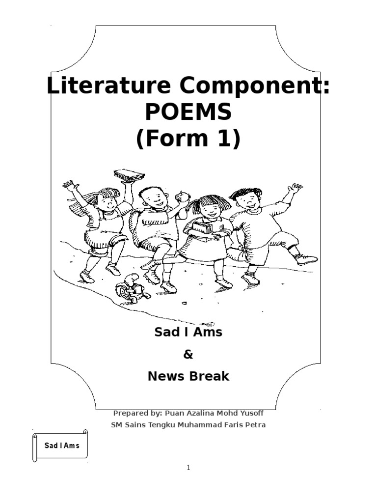 Form 1 Poems 2015 | PDF | Question | Test (Assessment)