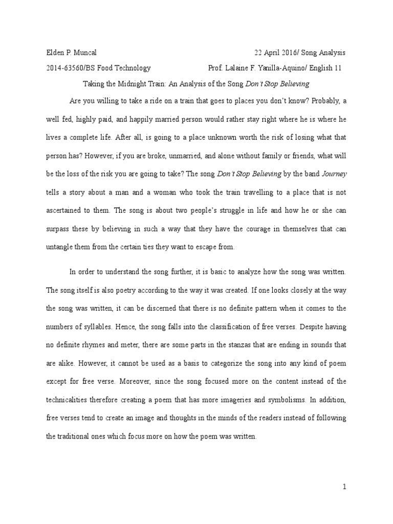 Reflection Paper On A Story | PDF