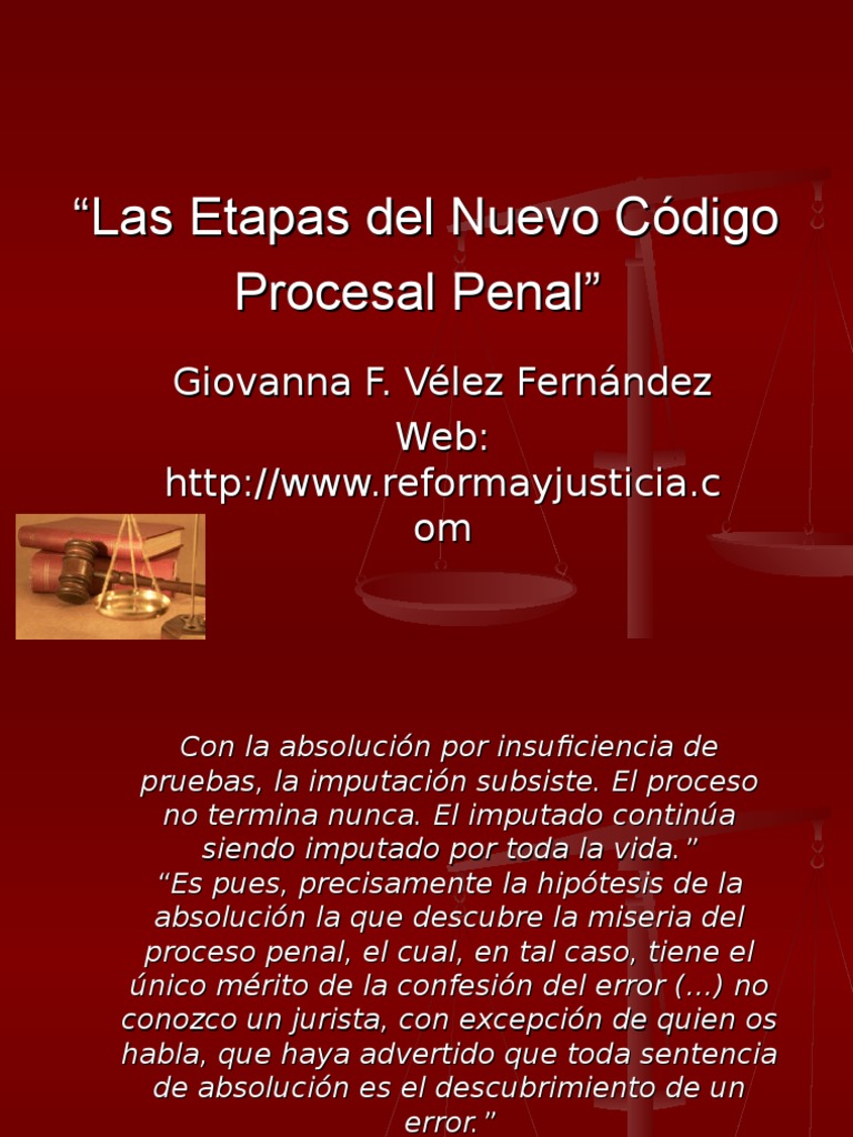 Las Etapas Del Nuevo Codigo Procesal Penal | PDF