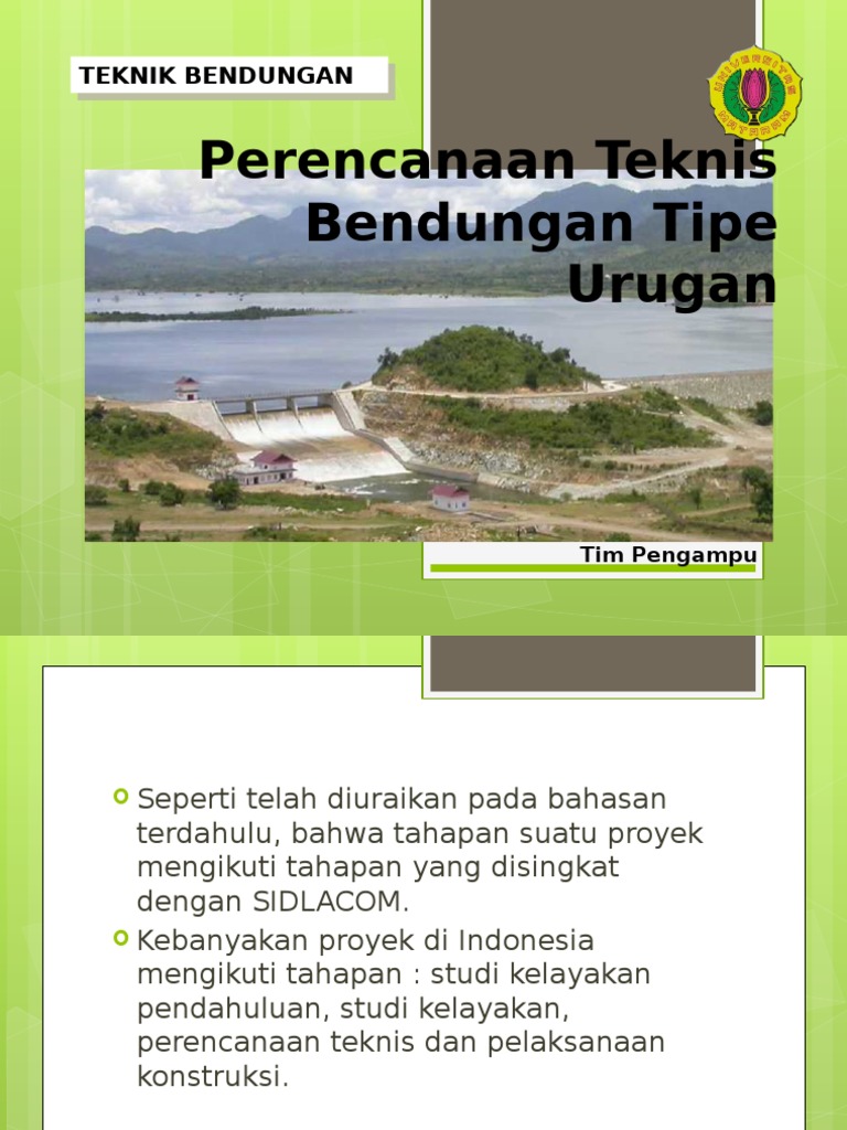 Perencanaan Teknis Bendungan Tipe Urugan | PDF