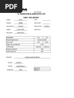 Fabric Test Report | PDF | Textiles | Textile And Clothing