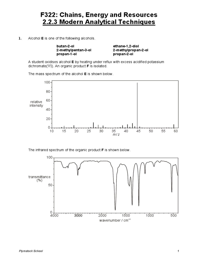 Modern Analytical Techniques in Chemistry | PDF | Infrared Spectroscopy ...