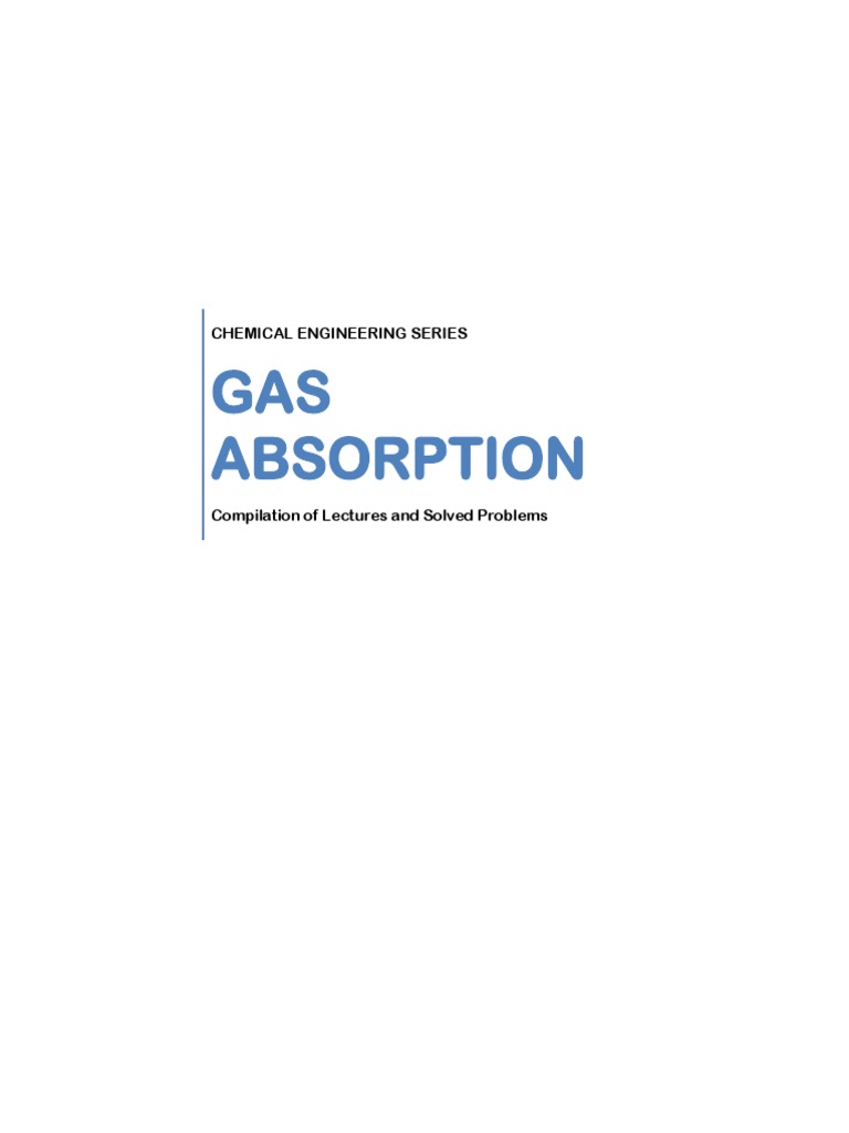 Gas Absorption PDF | PDF | Gases | Solution