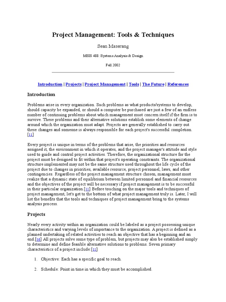 Project Management | PDF | Project Management | Projects