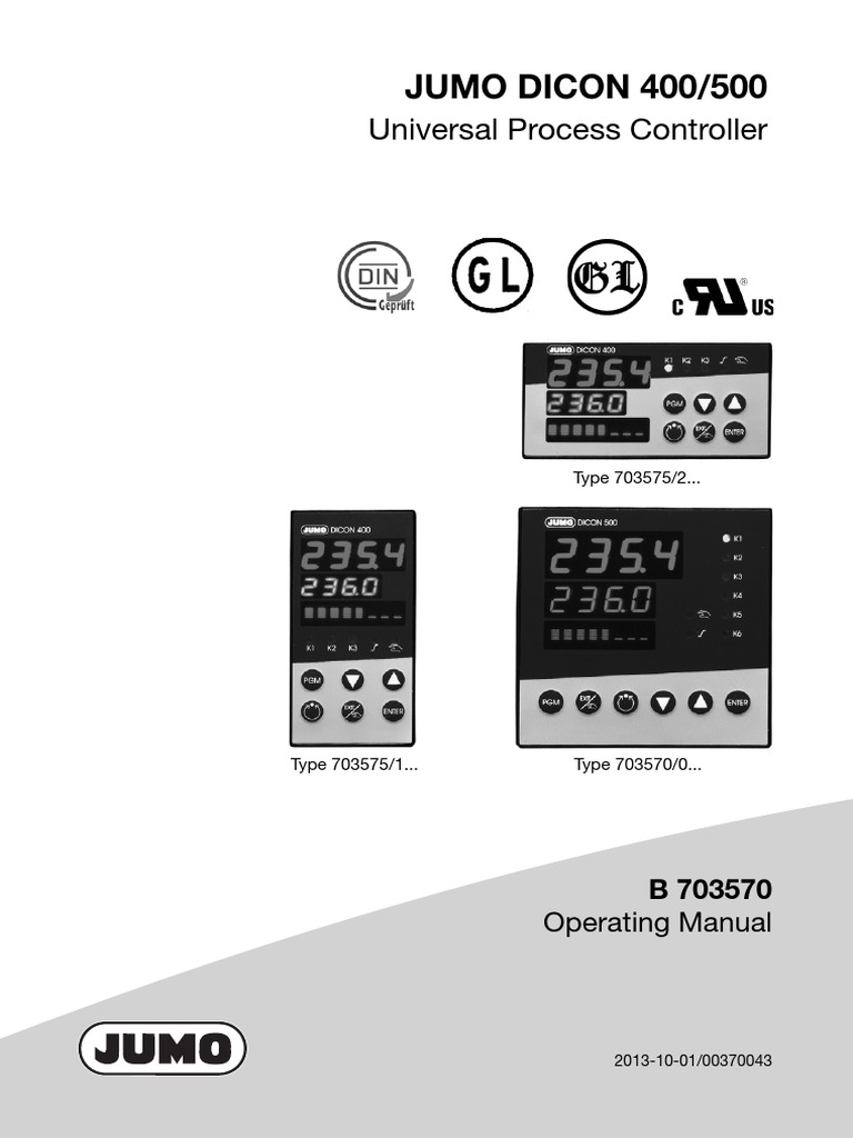 Jumo Controleri | PDF | Parameter (Computer Programming) | Relay