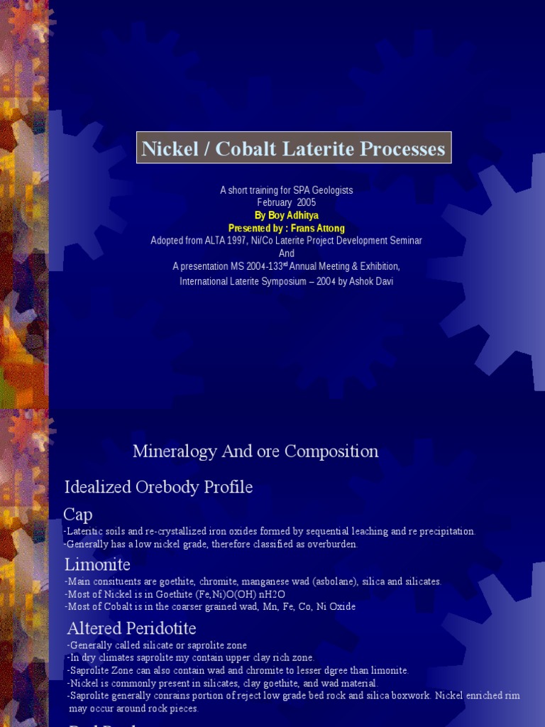 Nickel Processes.ppt | Nickel | Smelting