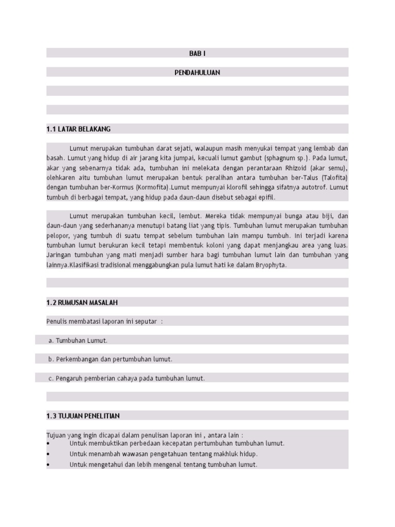 Contoh Proposal Ilmiah | PDF