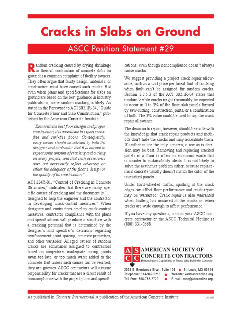 PS-29 CracksInSlabs PDF | PDF