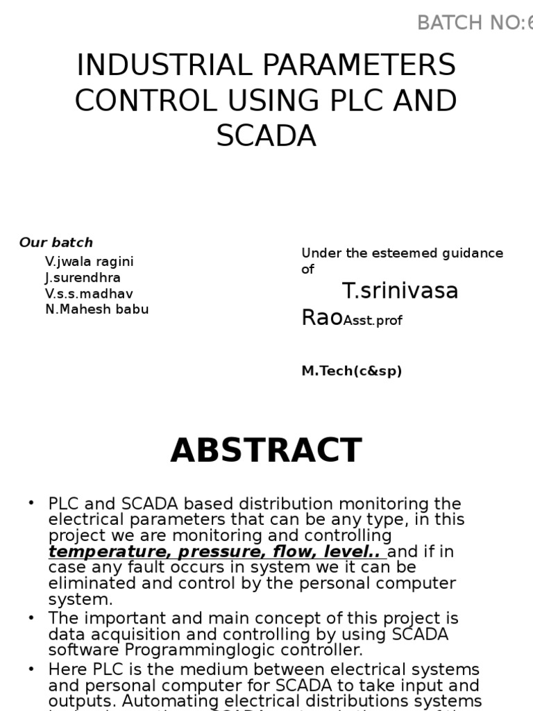 On Plc And Scada Pdf Programmable Logic Controller Scada
