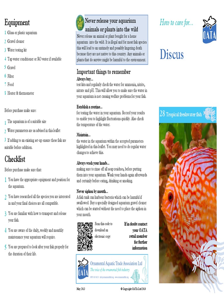 28 Discus | PDF | Aquarium | Fish And Humans