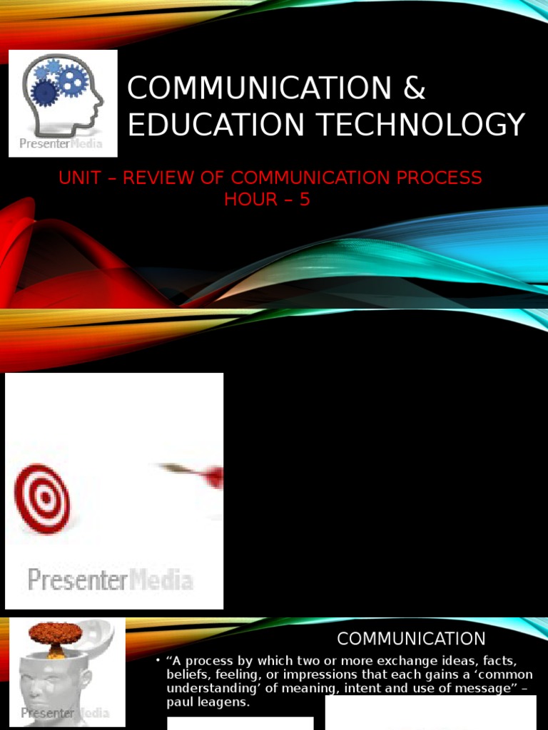 Communication & Education Technology | PDF