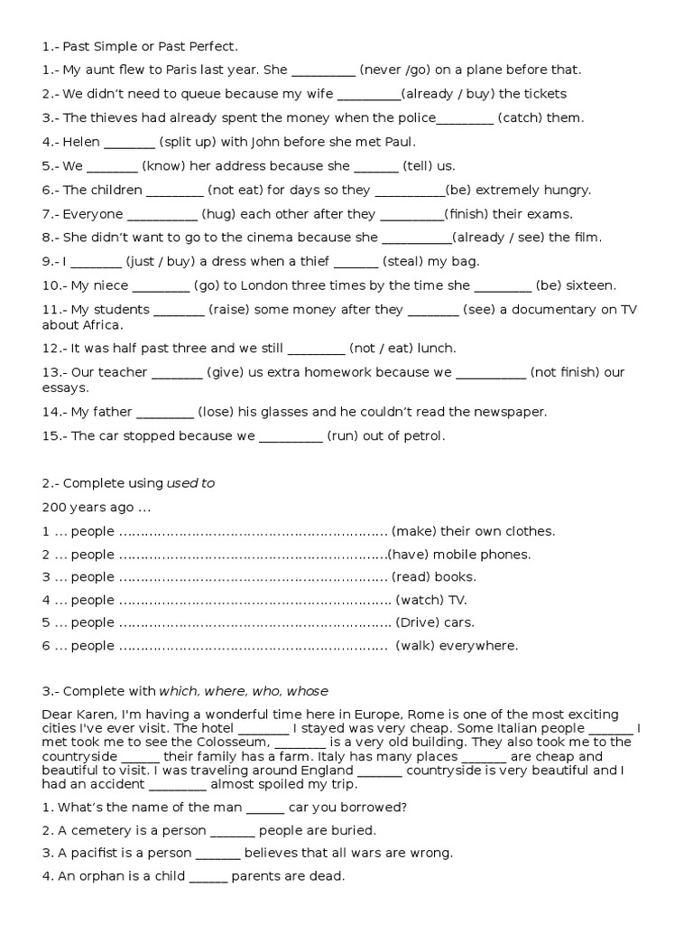 Spectrum 3 Grammar Unit 5 and 6 | PDF