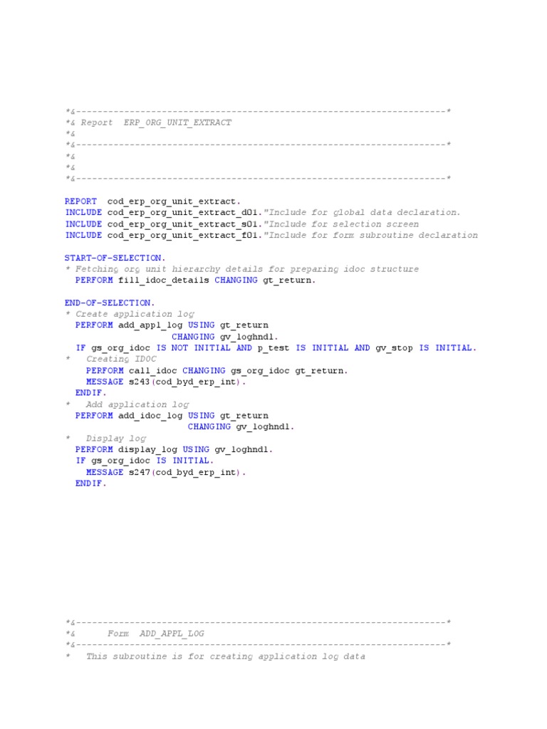 Application Log | PDF | Subroutine | Computer Programming