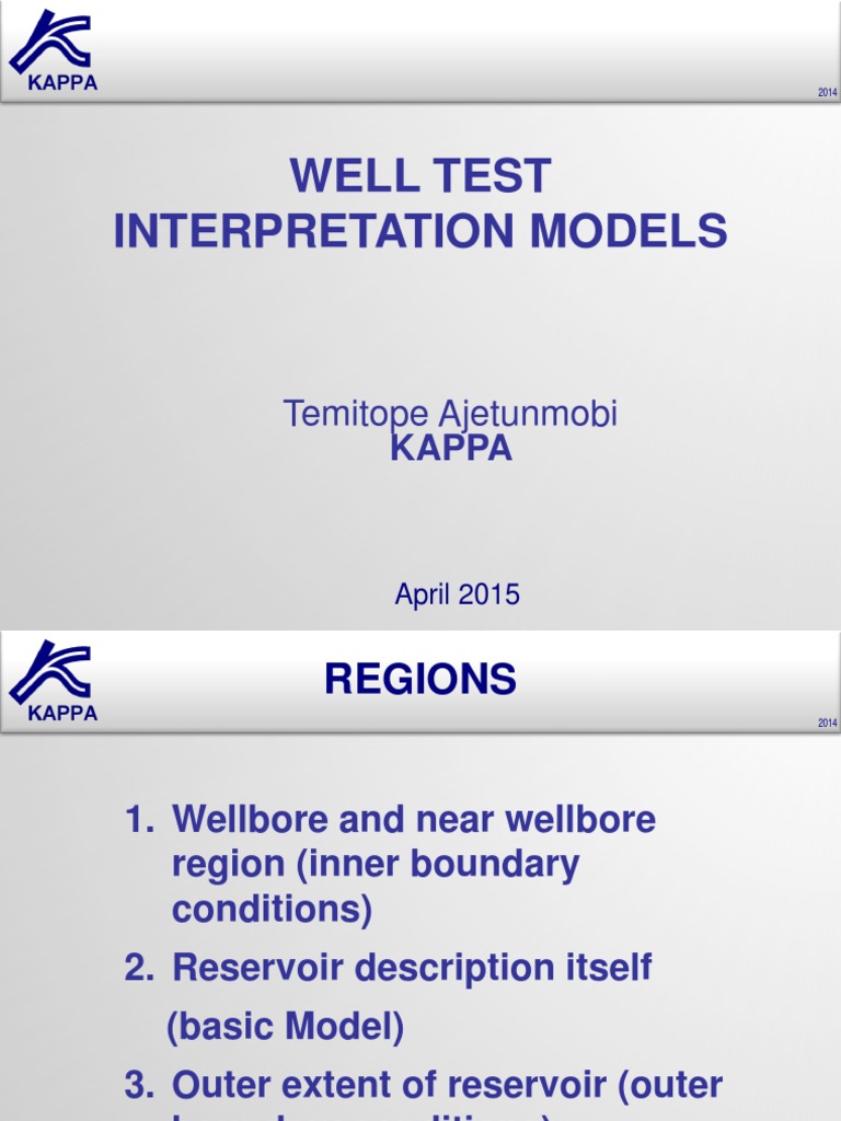 Well Test Interpretation Models PDF | PDF