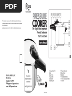 Cooks Essentials 99700 Pressure Cooker Manual | PDF | Pressure Cooking