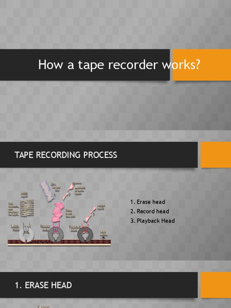 How A Tape Recorder Works | PDF