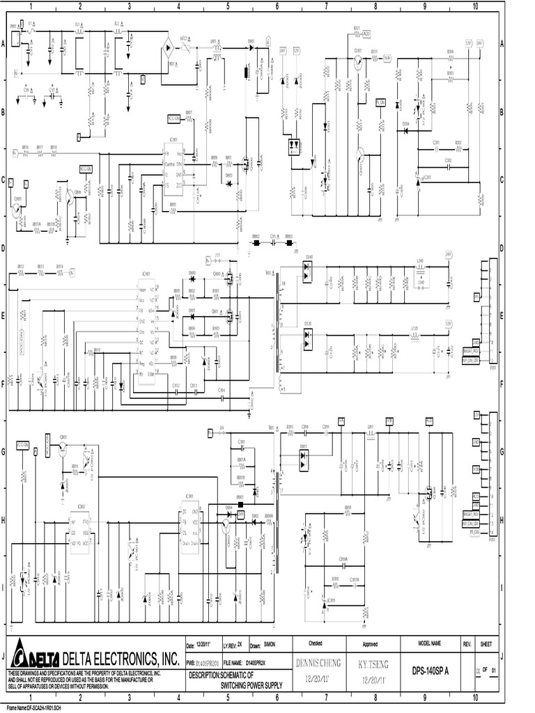 Fuente de Alimentacion dps-140sp - 132 | PDF