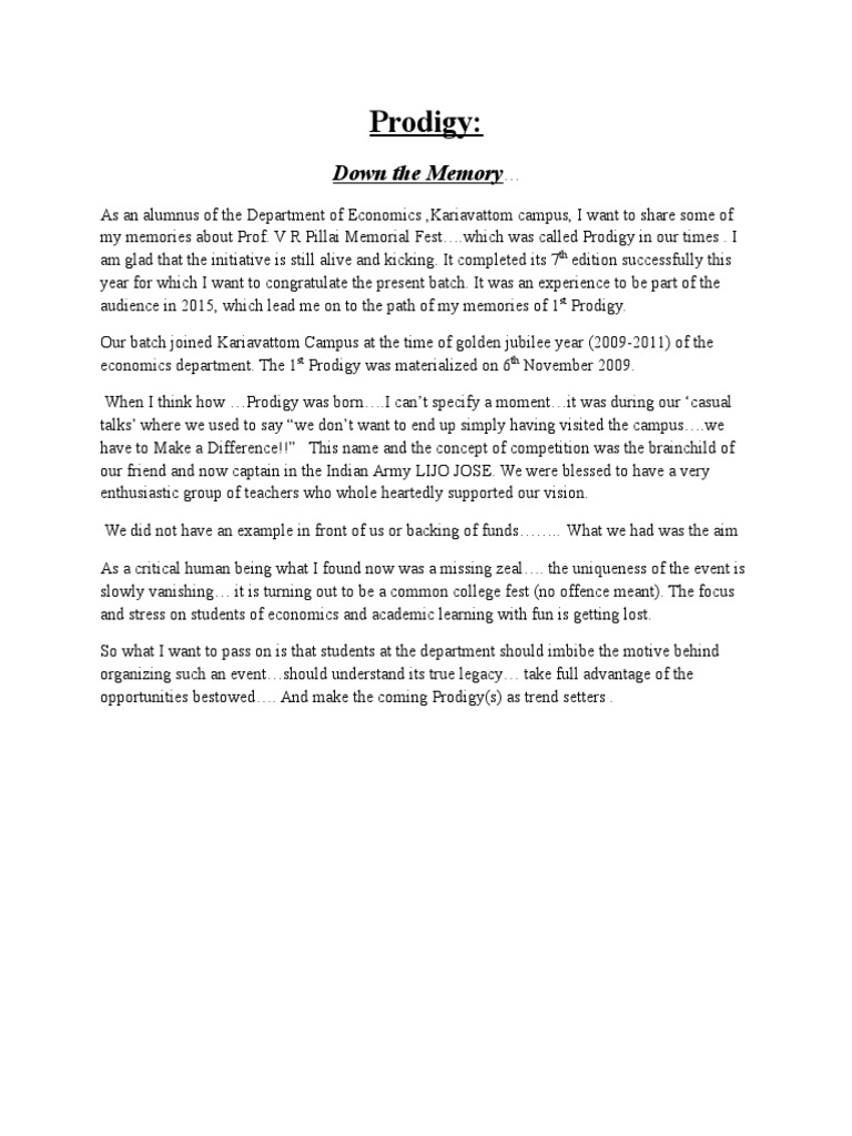 Prodigy:: Down The Memory | PDF