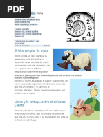 El Conejo y La Tortuga | PDF
