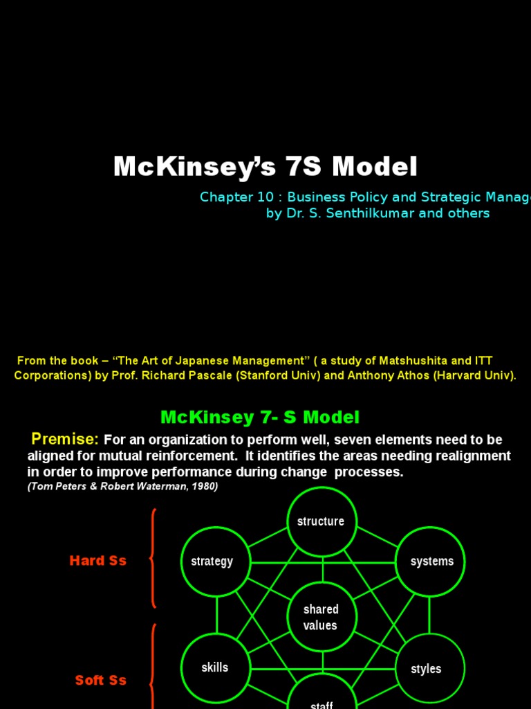 McKinseys 7S Model | PDF | Strategic Management | Competence (Human ...