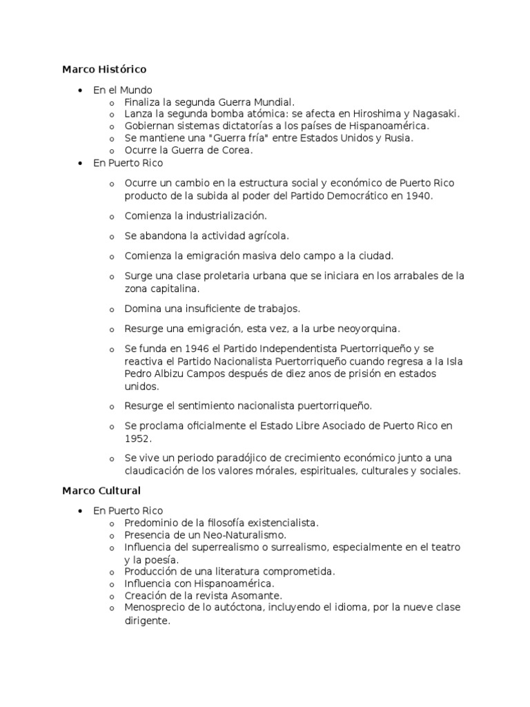 Generación Del 45 | PDF | Puerto Rico | Realismo literario