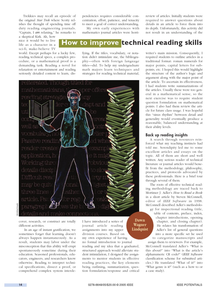 How To Improve Technical Reading Skills | Download Free PDF | Reading ...