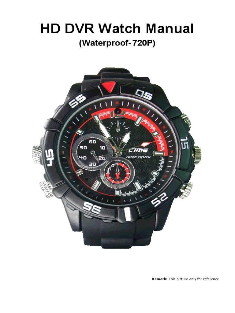Digital Video Watch Manual PDF | PDF | Usb | Personal Computers