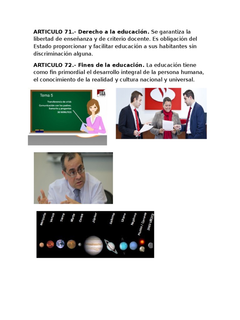Articulo 71 | PDF