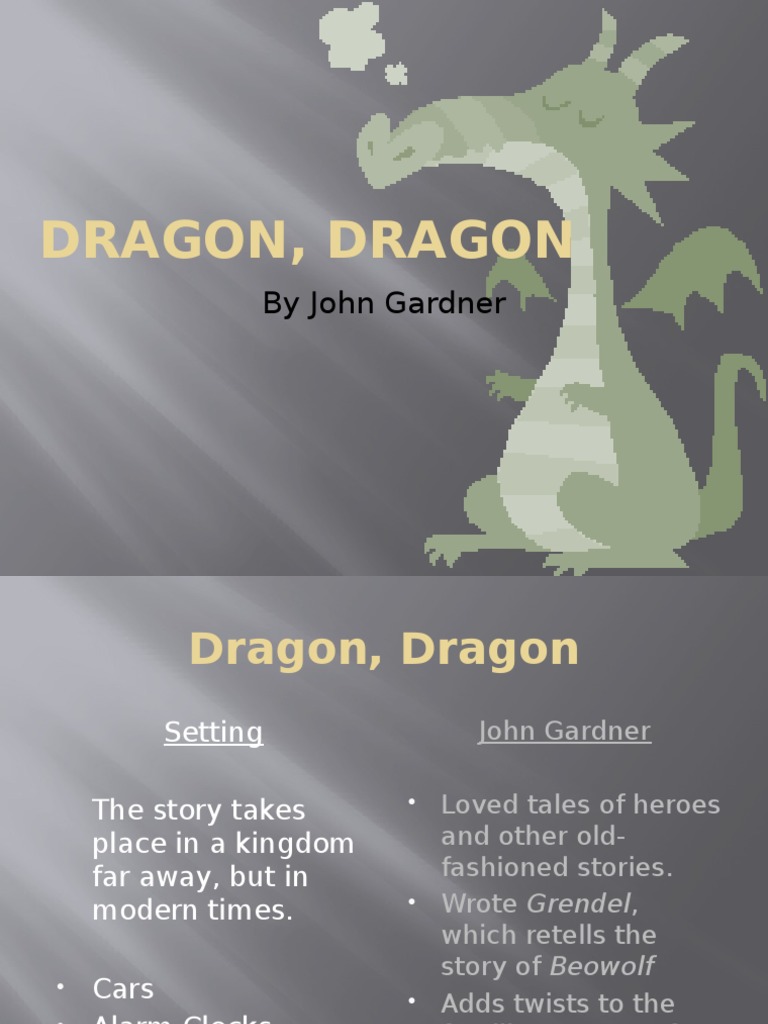 Dragon, Dragon: by John Gardner | PDF | General Fiction