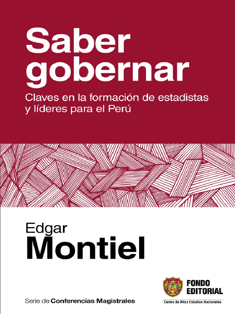 Saber Gobernar Edgar Montiel | PDF | Nación | Perú
