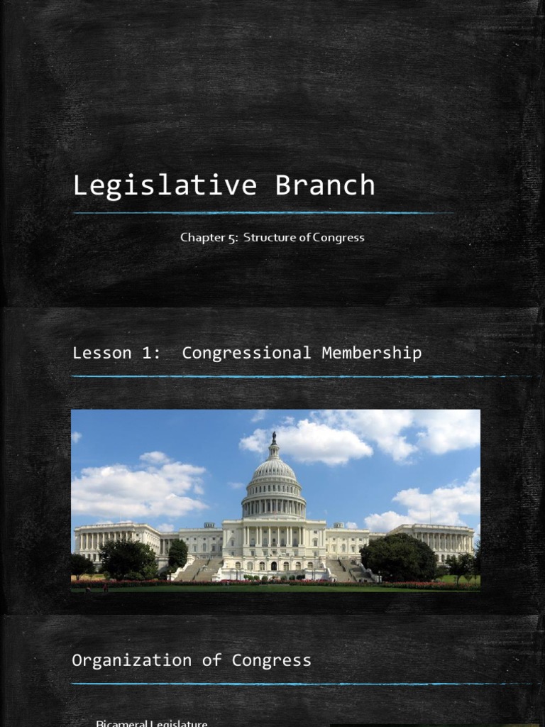 Structure of Congressional Membership | PDF | United States Congress ...