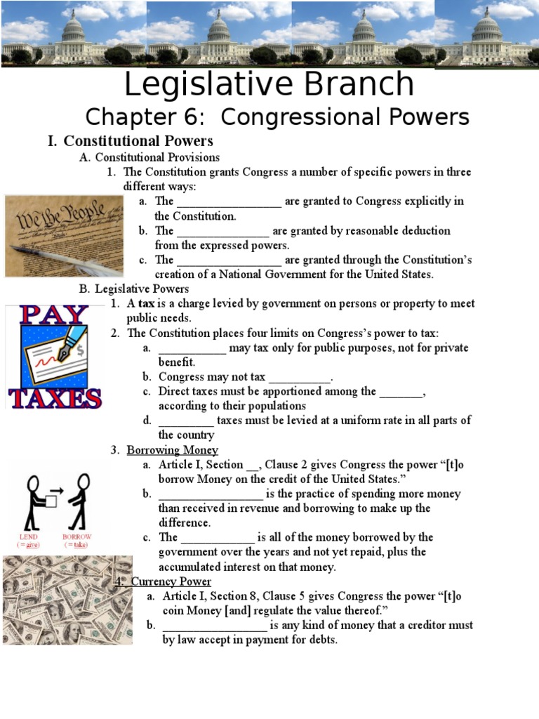 Chapter 6 | PDF | United States Congress | American Government